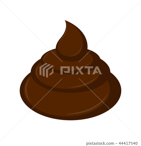 Isolated poop icon - Stock Illustration [44417540] - PIXTA
