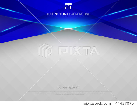 Abstract technology geometric blue laser shiny - Stock Illustration ...