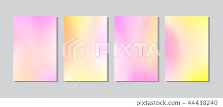 Screen gradient set with modern abstract - Stock Illustration [44438240 ...