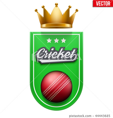 Cricket Badge and Label - Stock Illustration [44443685] - PIXTA