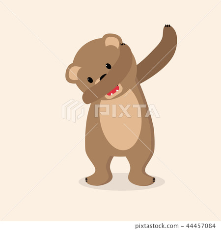 Dabbing teddy Bear Funny - Stock Illustration [44457084] - PIXTA