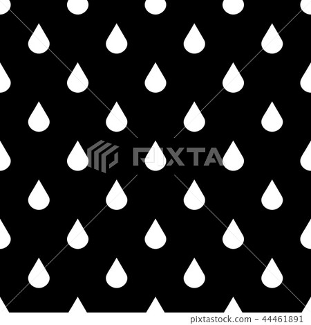 Black and white vector water drops seamless... - Stock Illustration ...