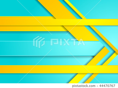 Bright cyan yellow abstract corporate background - Stock Illustration ...