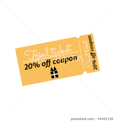 20% off coupon illustration - Stock Illustration [44481336] - PIXTA
