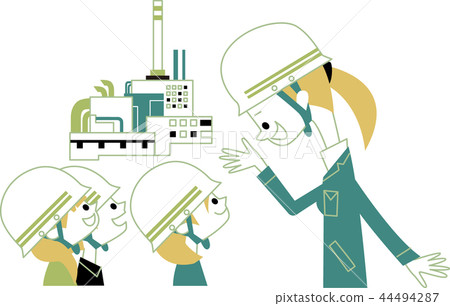 Factory tour - Stock Illustration [44494287] - PIXTA
