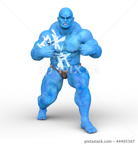 Blue Man - Stock Illustration [44495387] - PIXTA