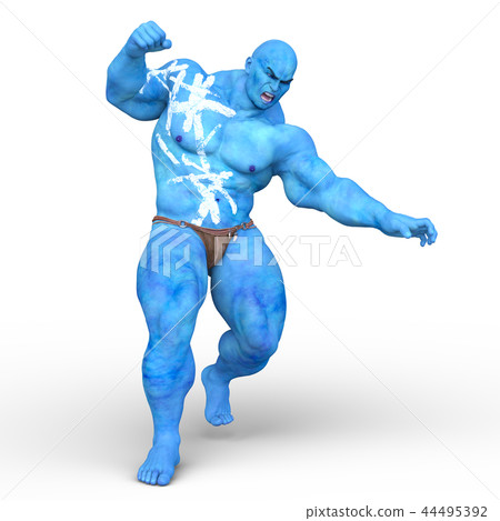 Blue Man - Stock Illustration [44495392] - PIXTA