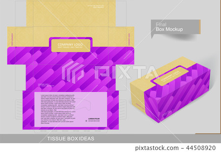 Tissue box template concept series - Stock Illustration [44508920] - PIXTA