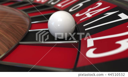 Casino roulette wheel ball hits 17 seventeen... - Stock Illustration ...