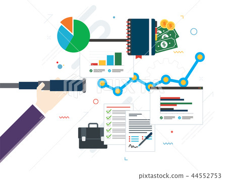 Business prediction and vision concept. - Stock Illustration [44552753 ...