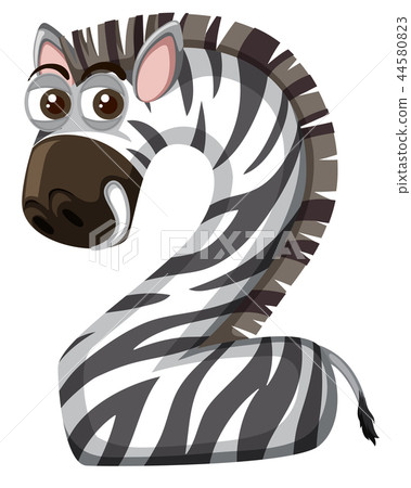 Animal cartoon number two - Stock Illustration [44580823] - PIXTA