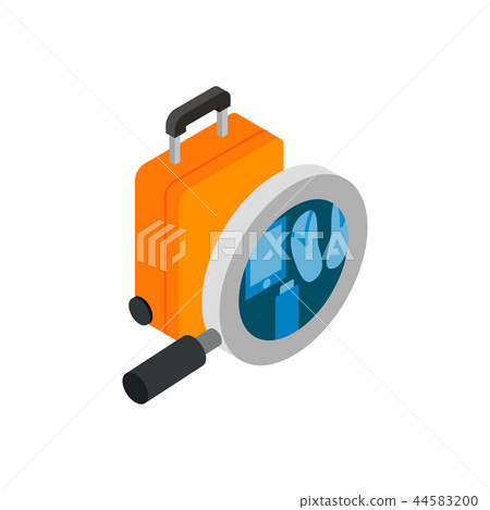 Scanning luggage isometric 3d icon - Stock Illustration [44583200] - PIXTA