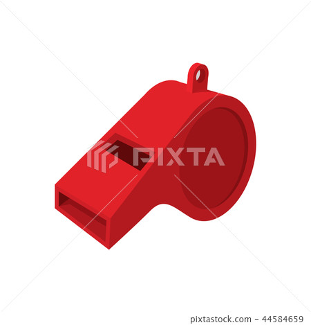 Red whistle cartoon icon - Stock Illustration [44584659] - PIXTA