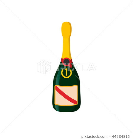 Champaign bottle cartoon icon - Stock Illustration [44584815] - PIXTA