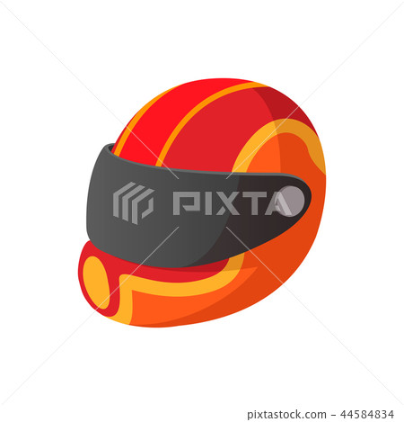 Racing helmet cartoon icon - Stock Illustration [44584834] - PIXTA