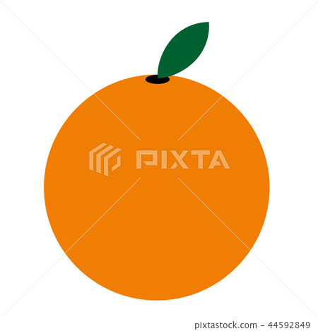 Orange flat icon - Stock Illustration [44592849] - PIXTA