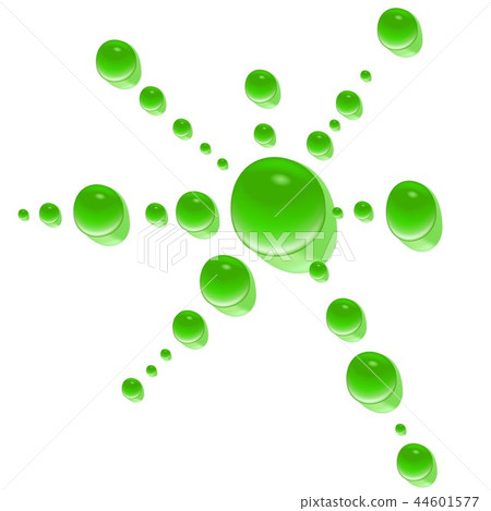 Green Water Drop Splat - Stock Illustration [44601577] - PIXTA