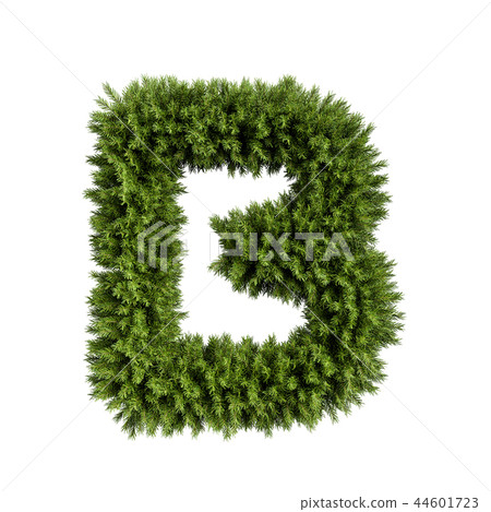 Christmas tree letter B - Stock Illustration [44601723] - PIXTA