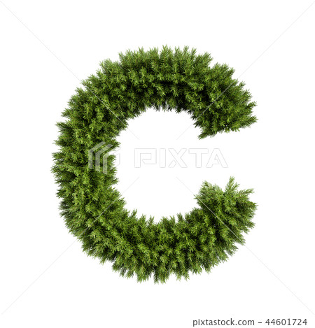 Christmas tree letter C - Stock Illustration [44601724] - PIXTA