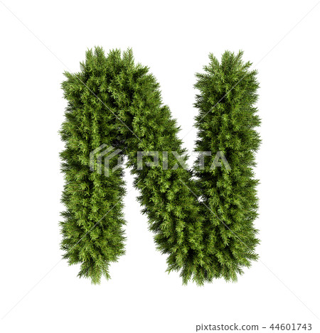 Christmas tree letter N - Stock Illustration [44601743] - PIXTA