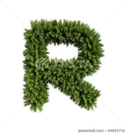 Christmas tree letter R - Stock Illustration [44601752] - PIXTA