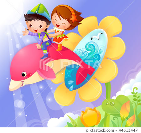 Children, life, illustration - Stock Illustration [44613447] - PIXTA
