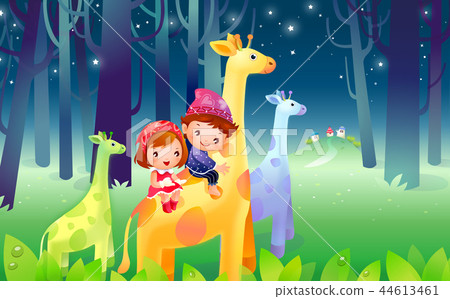 Children, life, illustration - Stock Illustration [44613461] - PIXTA