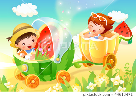 Children, life, illustration - Stock Illustration [44613471] - PIXTA