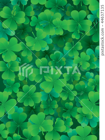 Find one Happy clover - Stock Illustration [44637135] - PIXTA