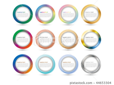 Title frame point icon material - Stock Illustration [44653304] - PIXTA