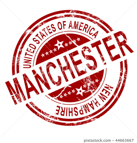Manchester stamp with white background - Stock Illustration [44663667 ...