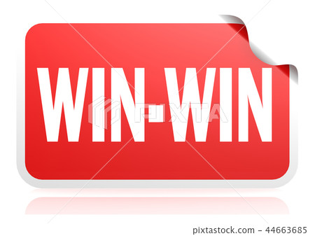 Win-win red square banner - Stock Illustration [44663685] - PIXTA