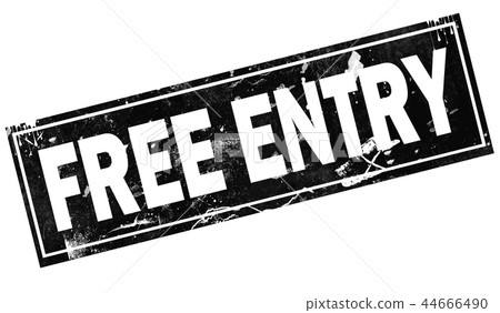 Free entry word with in black frame word - Stock Illustration [44666490 ...