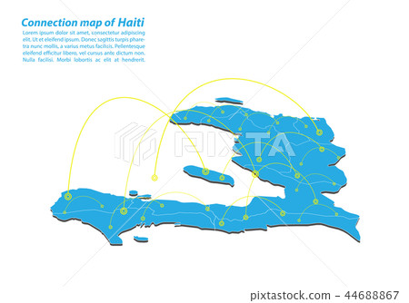 Modern of Map connections network - Stock Illustration [44688867] - PIXTA