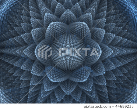 Colorful and dynamic feathered fractal spikes - Stock Illustration ...