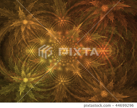 Colorful and dynamic feathered fractal spikes - Stock Illustration ...