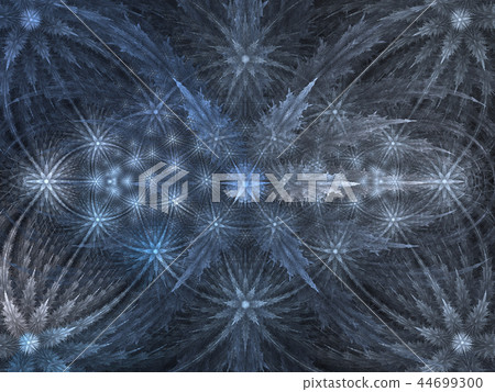 Colorful and dynamic feathered fractal spikes - Stock Illustration ...