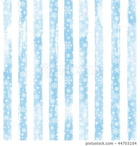 Winter striped seamless pattern with snowflakes - Stock Illustration ...