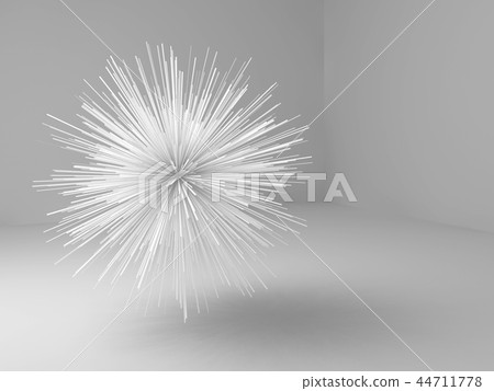 Abstract 3d sharp star shaped object - Stock Illustration [44711778 ...