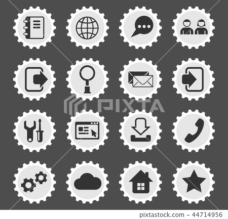 web tools icon set - Stock Illustration [44714956] - PIXTA