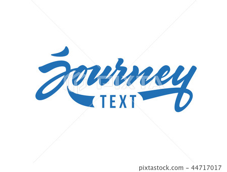 Journey vector lettering - Stock Illustration [44717017] - PIXTA
