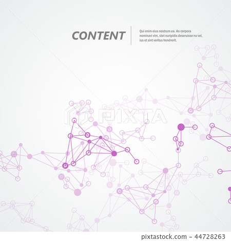Abstract connection science and technology... - Stock Illustration ...