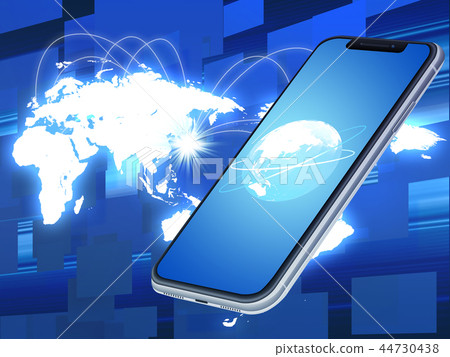 Smartphone (network) - Stock Illustration [44730438] - PIXTA