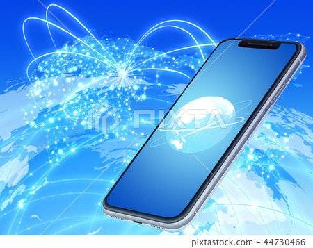 Smartphone (network) - Stock Illustration [44730466] - PIXTA