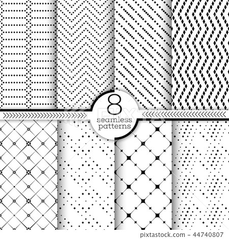 Set of vector seamless patterns - Stock Illustration [44740807] - PIXTA