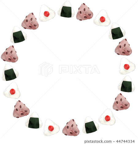 Rice ball frame - Stock Illustration [44744334] - PIXTA