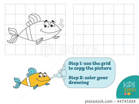 Copy and color picture vector illustration - Stock Illustration ...