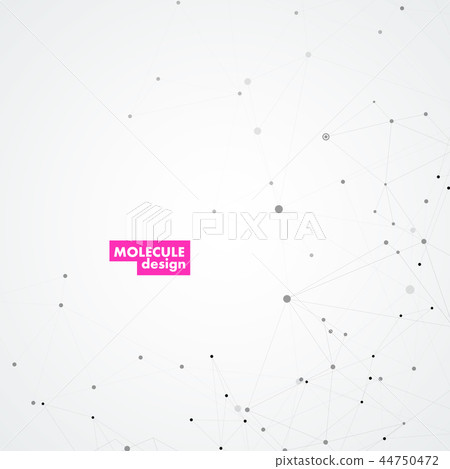 Vector connect lines and dots and abstract... - Stock Illustration [44750472] - PIXTA