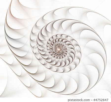 Spiral digital art. An abstract computer generated - Stock Illustration ...