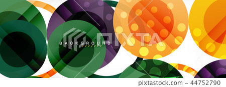 Circle composition abstract background - Stock Illustration [44752790 ...